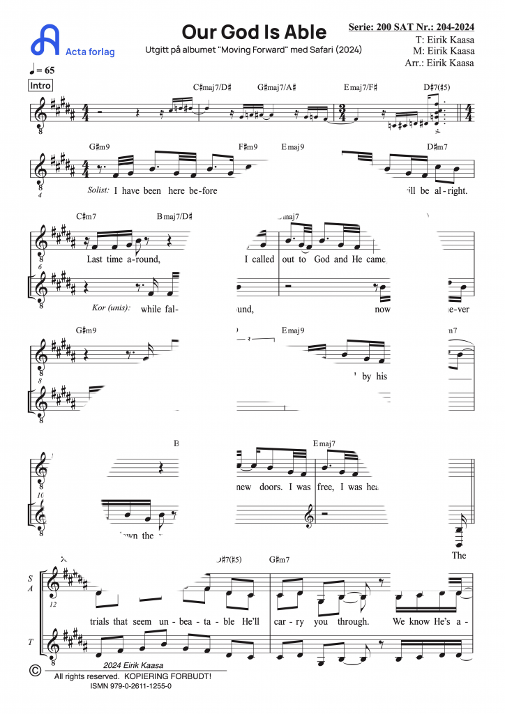 Our God Is Able - ActaShop